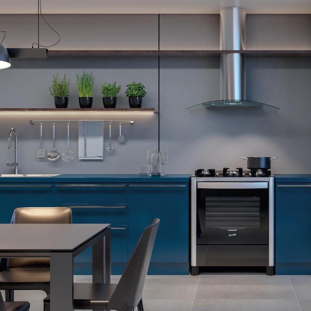 Coifa de Parede 90cm Inox 220V Talent Touch Fischer - Acal Home Center