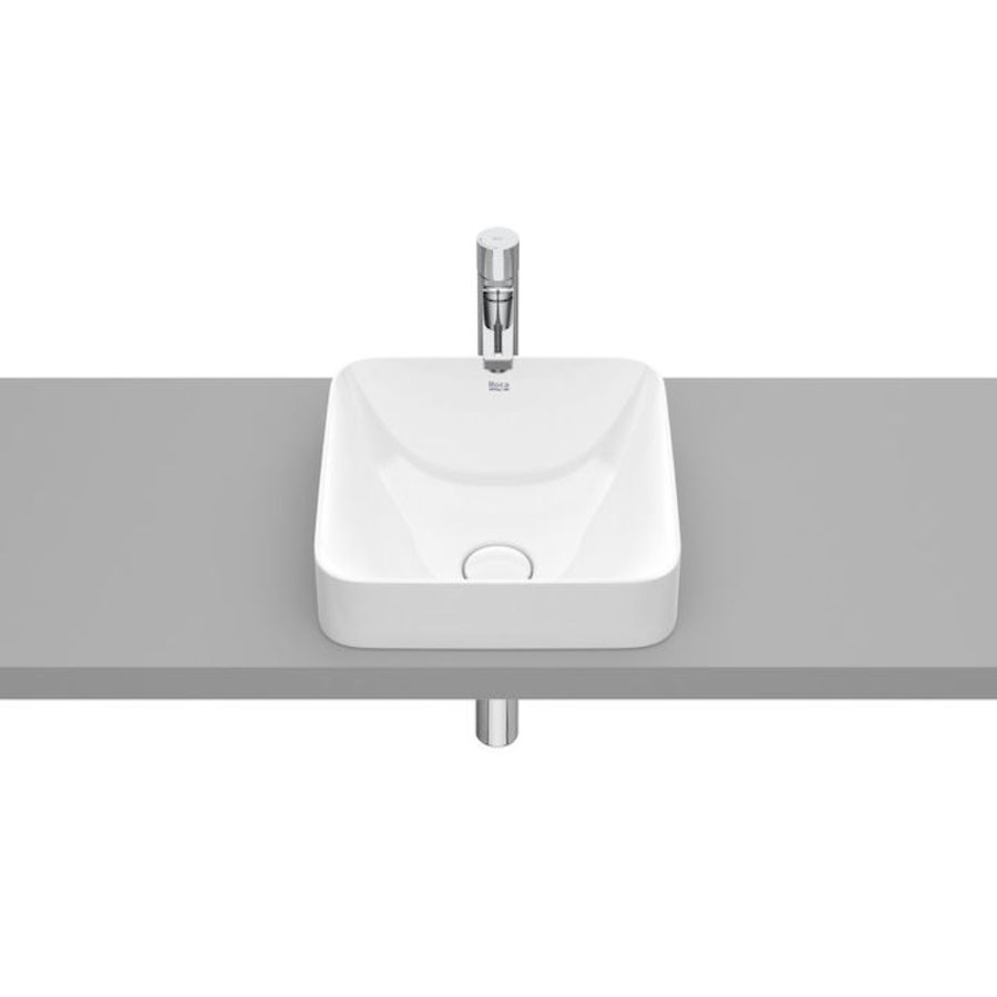 Cuba de Sobrepor 37x37cm Branca Inspira Square Roca - Acal Home Center