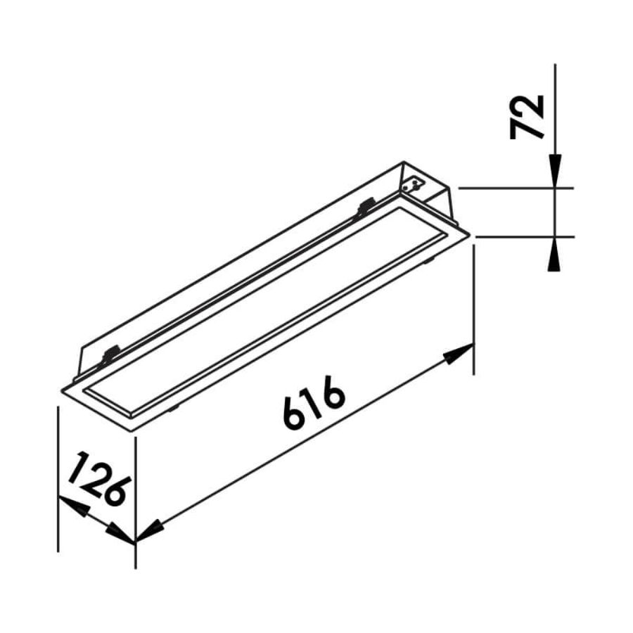 Embutido Led 16W Flat II 4000K New Line Quality - Acal Home Center