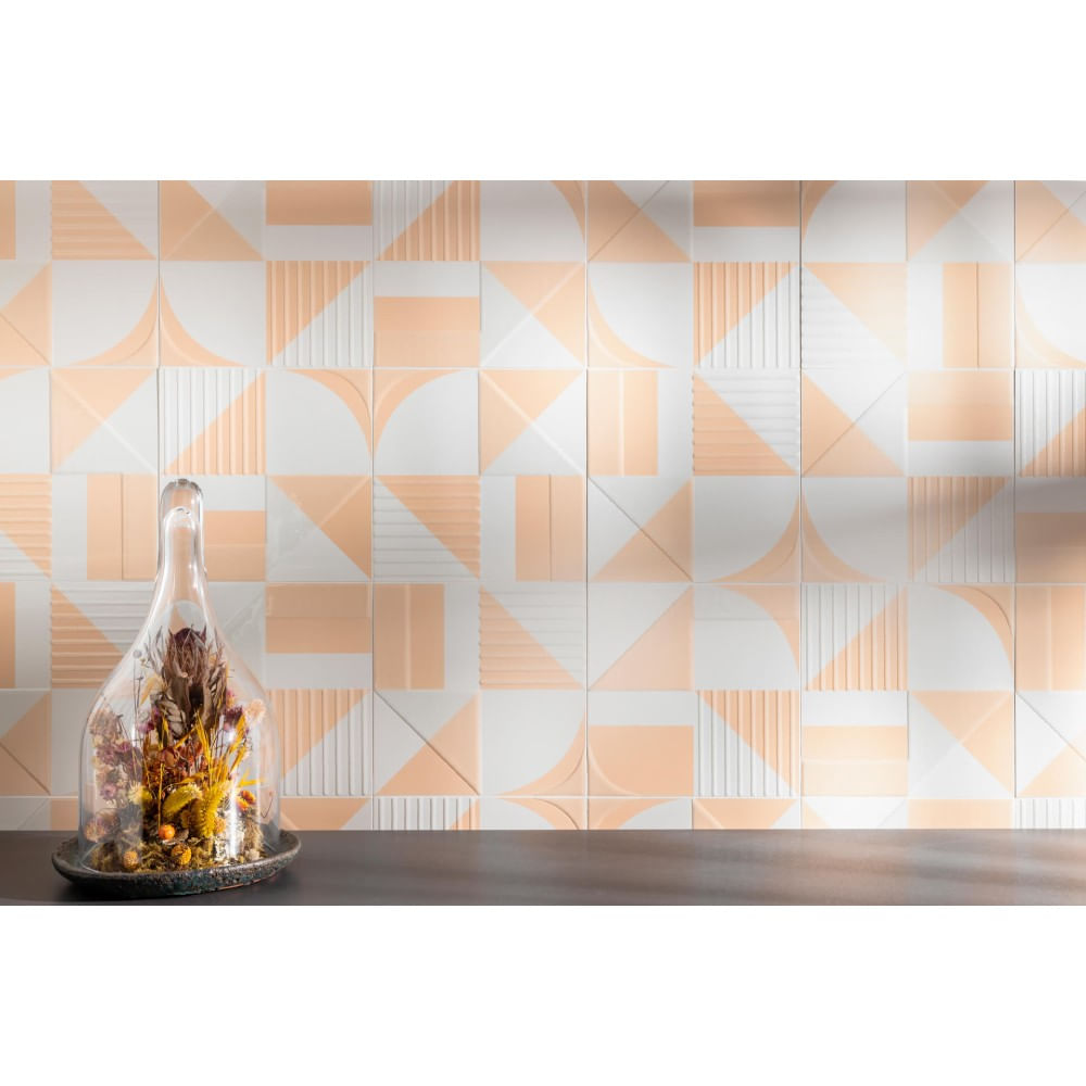 Revestimento 15x15cm Coliseu Laranja Acetinado Eliane - Acal Home Center