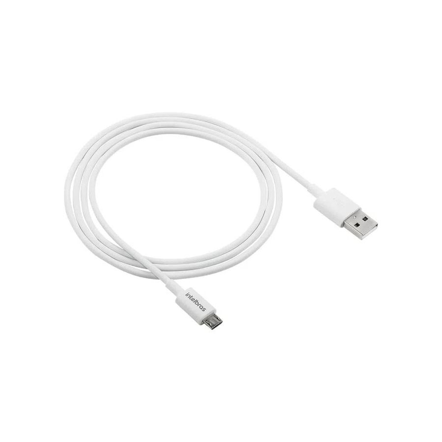 Cabo 1,2m Micro USB Branco Intelbras - Acal Home Center