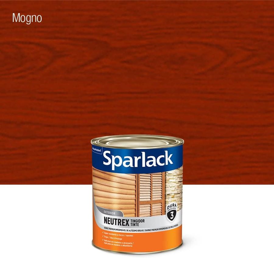 Verniz Neutrex Brilhante Mogno Avermelhado 900ml Sparlack Coral - Acal ...