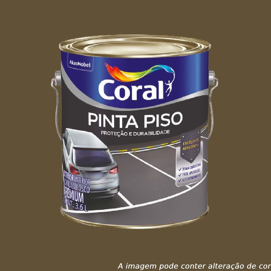Tinta Pinta Piso Concreto 3,6L Coral - Acal Home Center