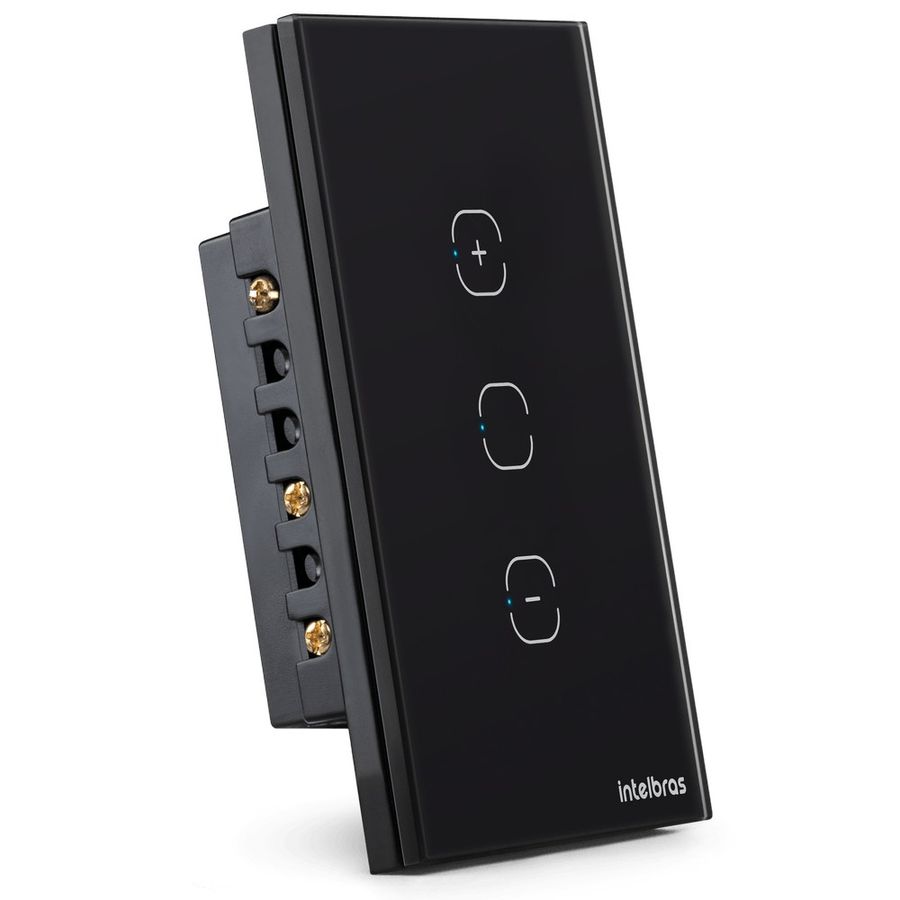Interruptor Touch Smart Wi-Fi EWS 1101 Dimmer Preto Intelbras - Acal ...