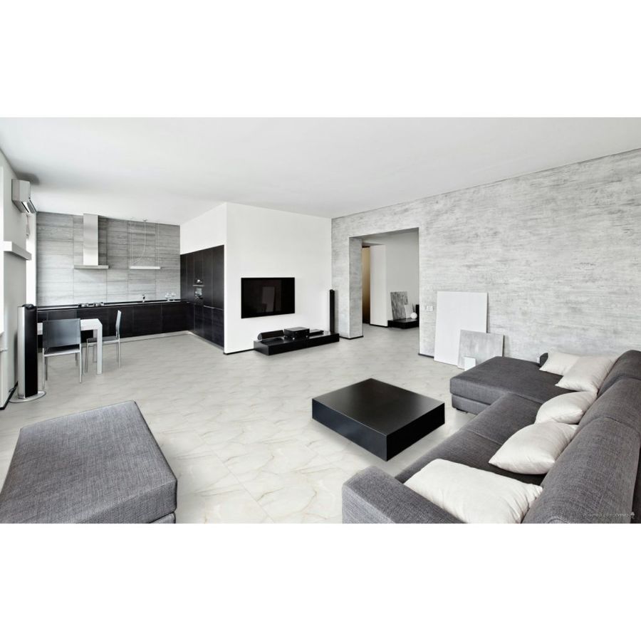 Cerâmica 100x100cm Venezia Gris Polido Tipo A Cerbras - Acal Home Center