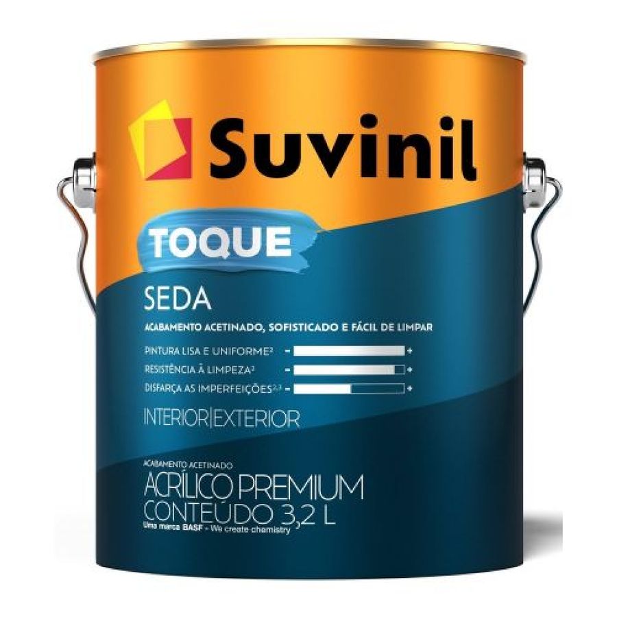 Tinta Toque Seda Acetinada Base A2 3.2L Suvinil - Acal Home Center